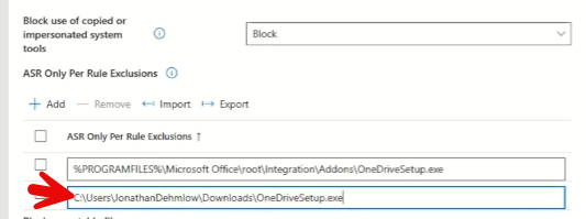Deploy Attack Surface Reduction Rules from Microsoft Intune