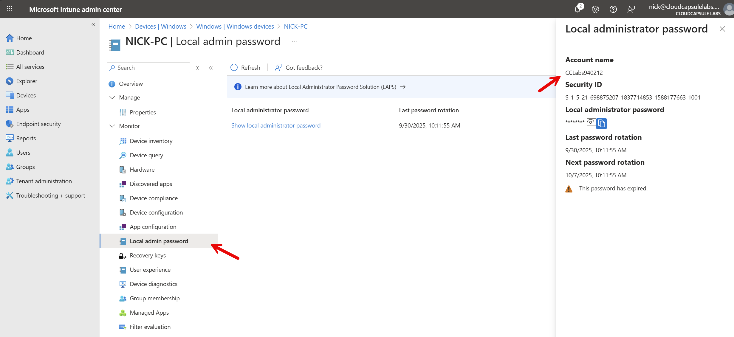 Secure Local Admin Passwords: How Microsoft’s LAPS for Intune Solves It