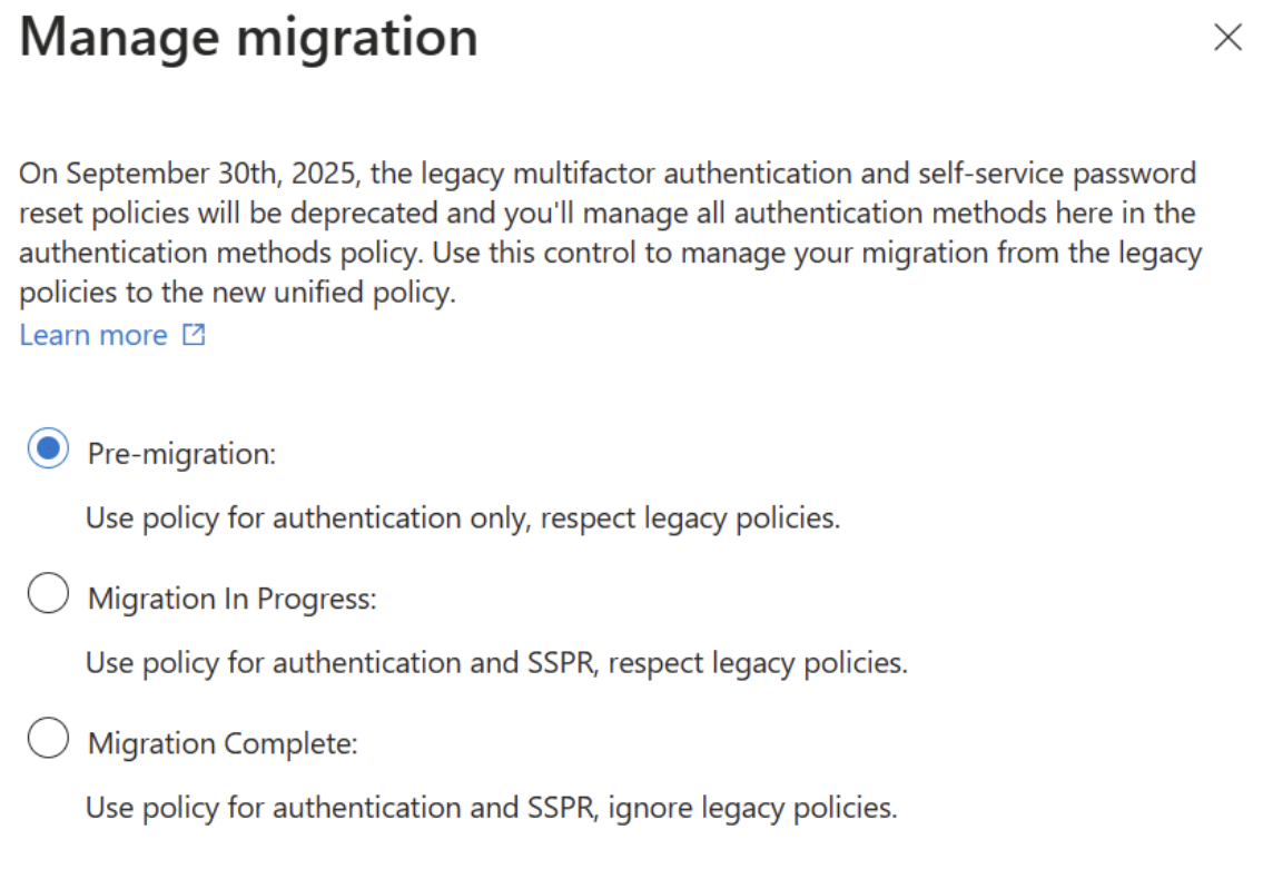 Understanding the changes coming to Microsoft MFA | Legacy Settings